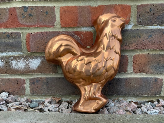 Copper Hen Decor Hen Decor Copper Chicken Mold Copper Hen - Etsy UK