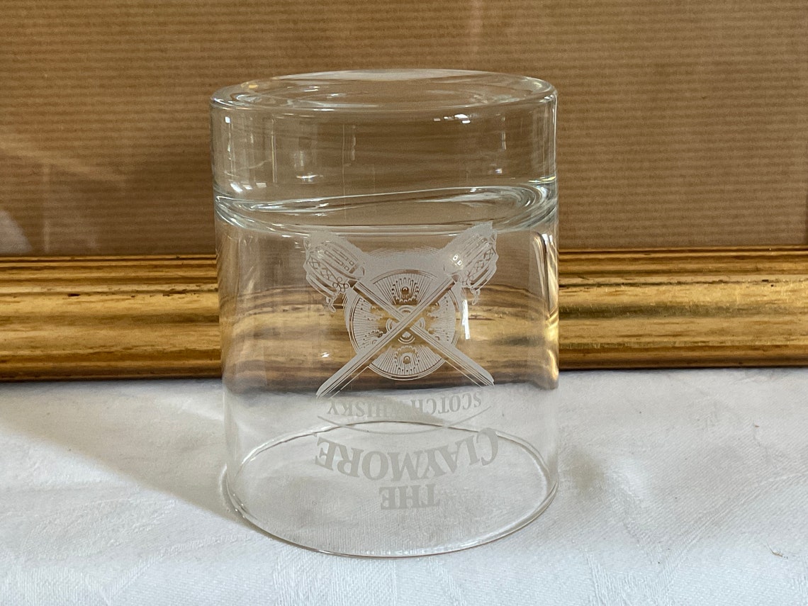 Vintage Claymore Scotch Whisky Tumbler, Crossed Swords Logo - Etsy