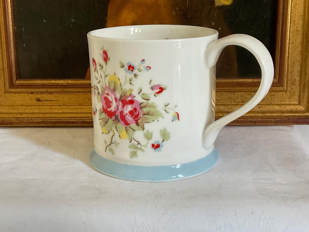 Beautiful Vintage Cath Kidston Fine Bone China Floral Mug or Beaker ...