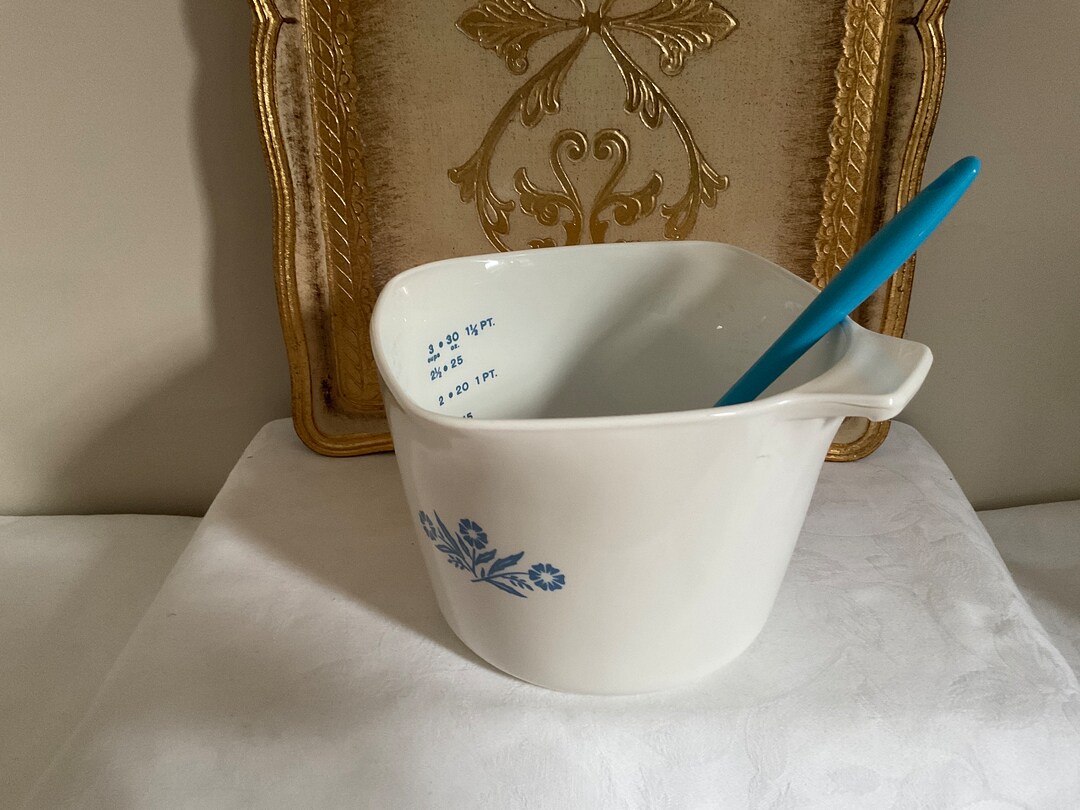 Vintage 1970 Pyrosil Ware Sauce Bowl With Measure, Mixing Bowl ...