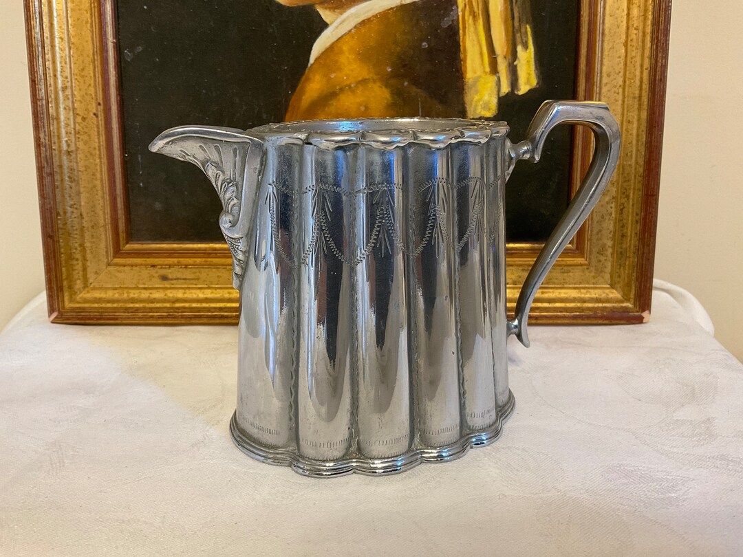 Vintage 1930s Silver EPNS Creamer or Milk Jug Pretty - Etsy