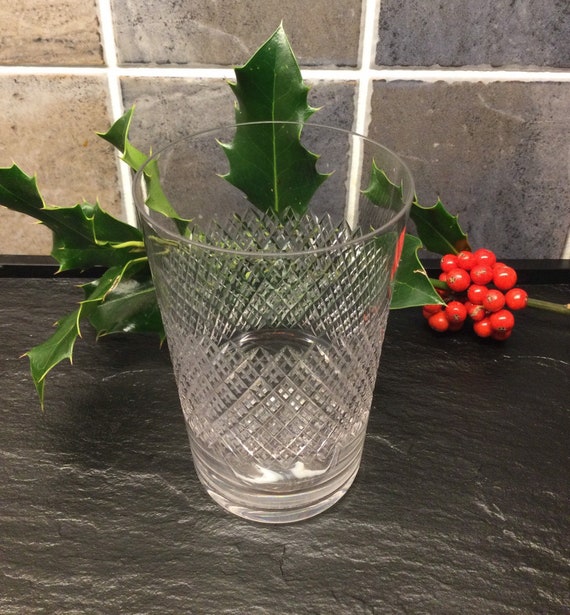 Four Elegant Edwardian Crystal Matching Water Glasses Fine | Etsy