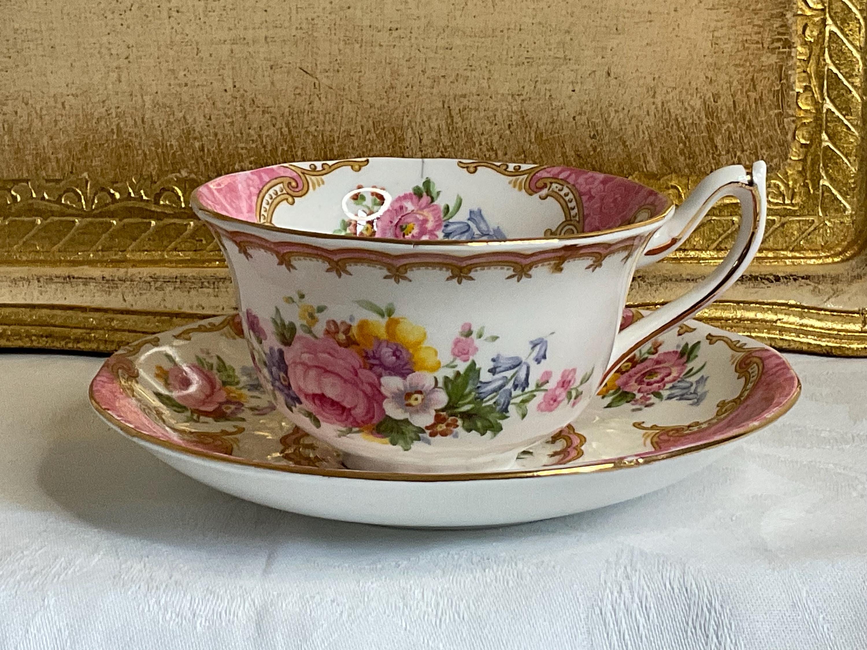 Vintage Royal Albert Lady Carlyle Demitasse Cup and Saucer, English ...