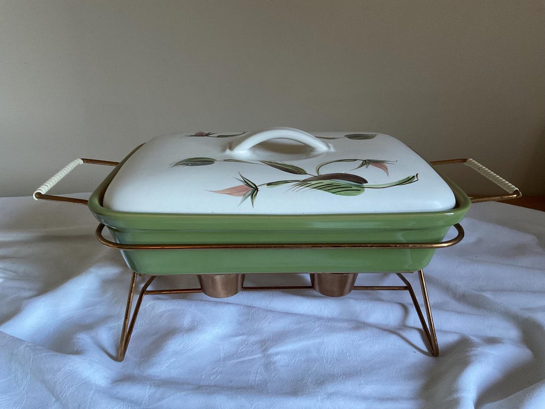 Vintage 1950s Denby Spring and Beauty Stoneware Lidded Casserole Dish ...