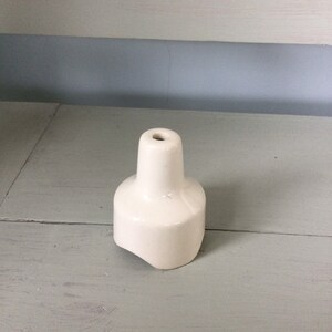 Vintage Cream Ironstone Pie Funnel , Pie Chimney , Pie Vent, Pie Bird ...