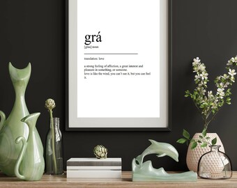 Grá Print - Etsy Ireland