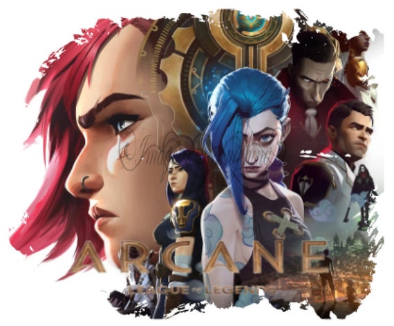 Arcane Anime SUBLIMATION Png Svg Digital Download Cricut | Etsy