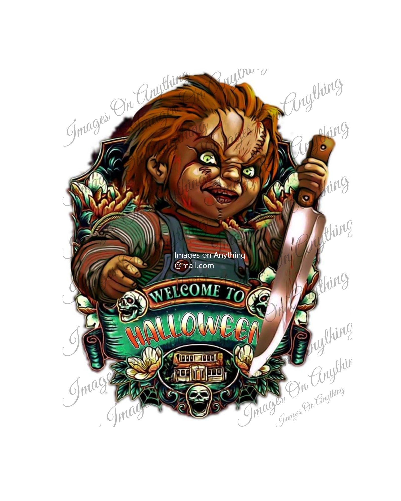 Chucky Halloween Sublimation Digital Download Svg Png | Etsy