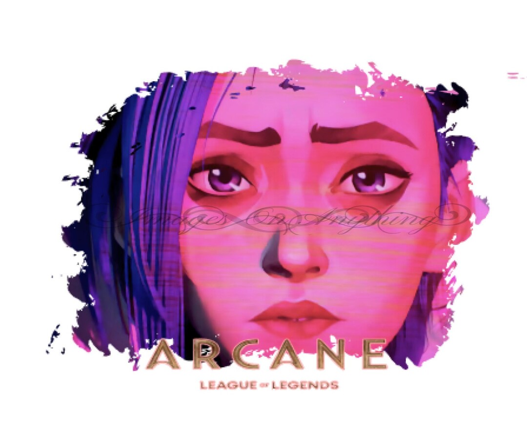 Arcane Jinx Anime Video Game SUBLIMATION Svg Png Instant - Etsy