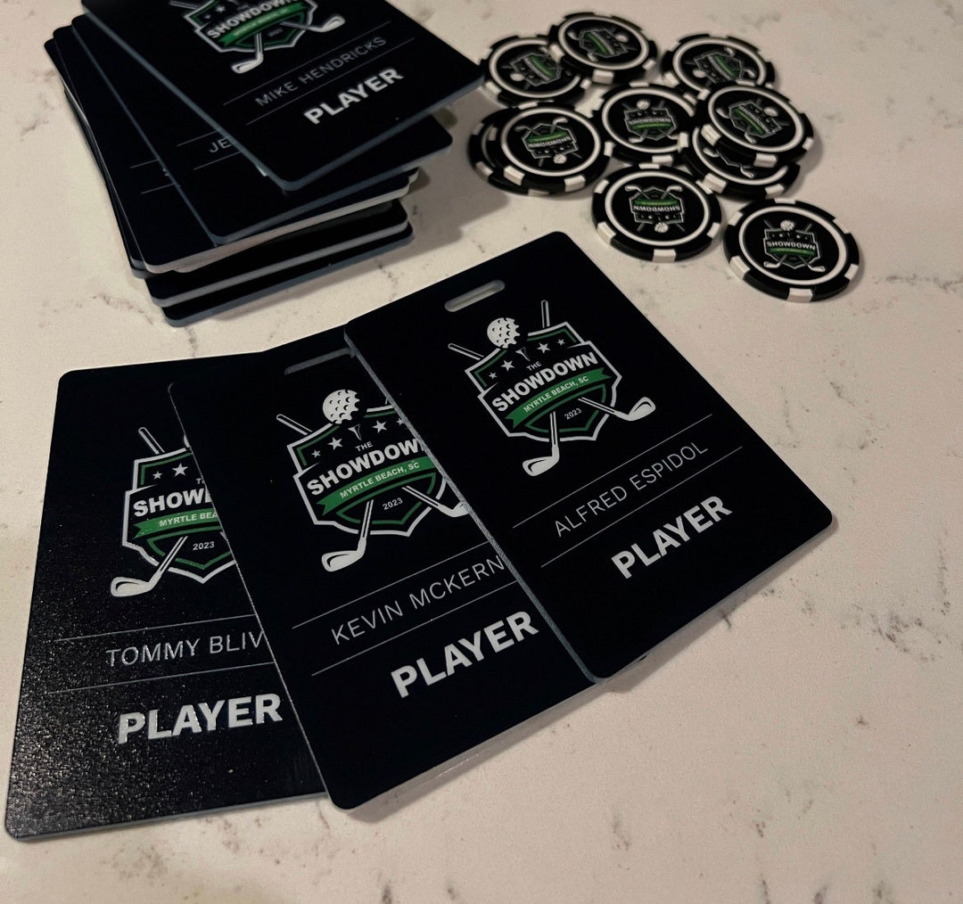 Set of Custom Golf Bag Tag and Golf Ball Marker Corporate Charity Gifts ...