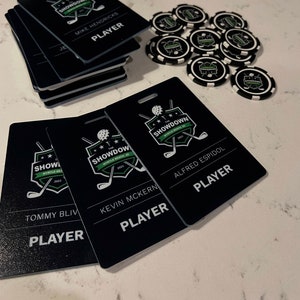 Set of Custom Golf Bag Tag and Golf Ball Marker Corporate Charity Gifts ...