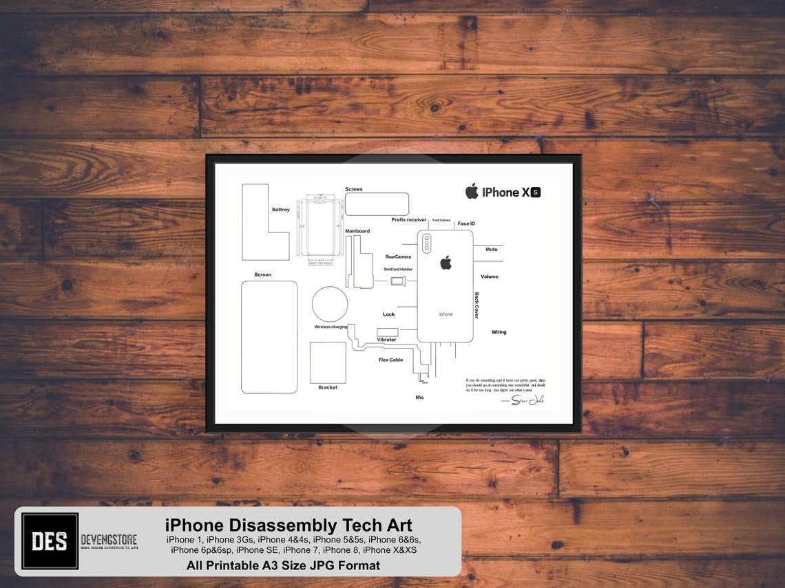 IPhone disassembly tech art Teardown template collection | Etsy IPhone disassembly tech art Teardown template collection | Etsy