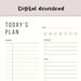 Stylish Planner, Printable Daily Planner, PDF Printable Planner, Daily ...