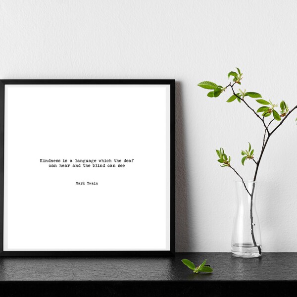 Mark Twain Quote - Etsy