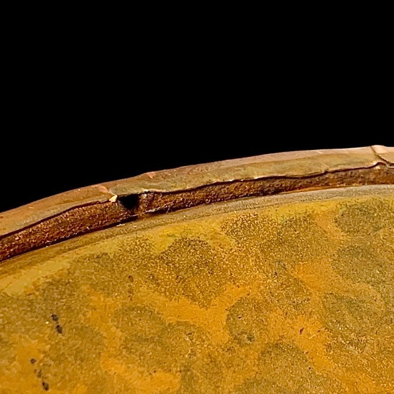 Antique Hammered Solid Copper Convex Wall Hanging Plate Mold Hand ...