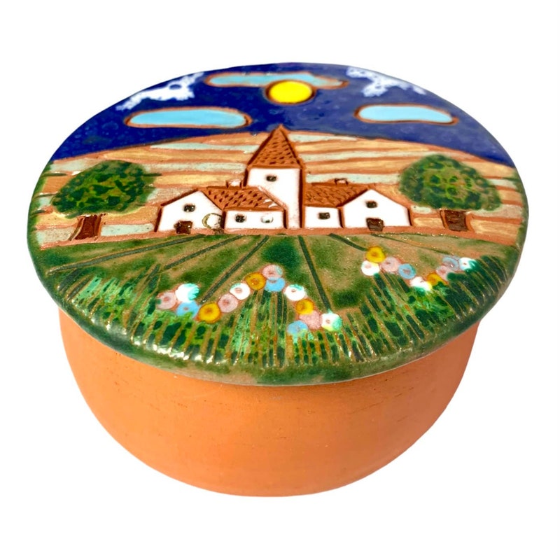 Terracotta Canisters - Etsy