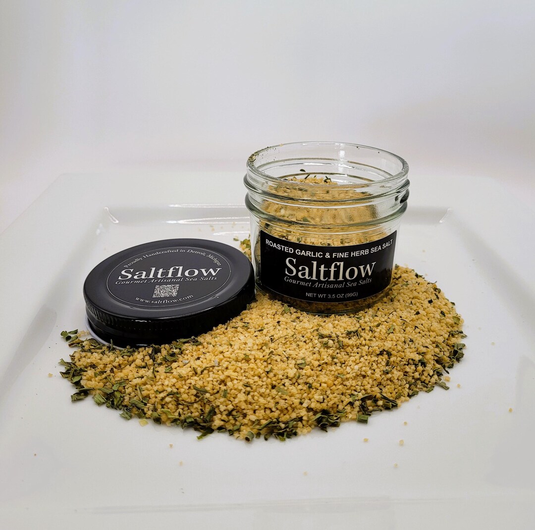 Roasted Garlic & Fine Herb Sea Salt - Etsy