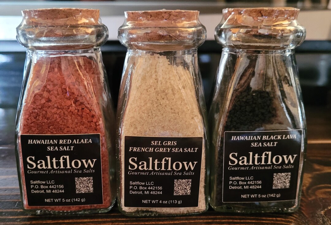 Holiday Bundle: Gourmet Sea Salt Trio - Etsy