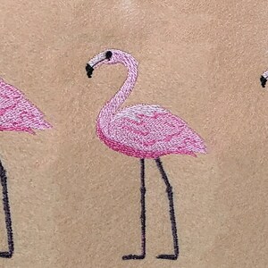 Flamingo Machine Embroidery Design Files - Etsy