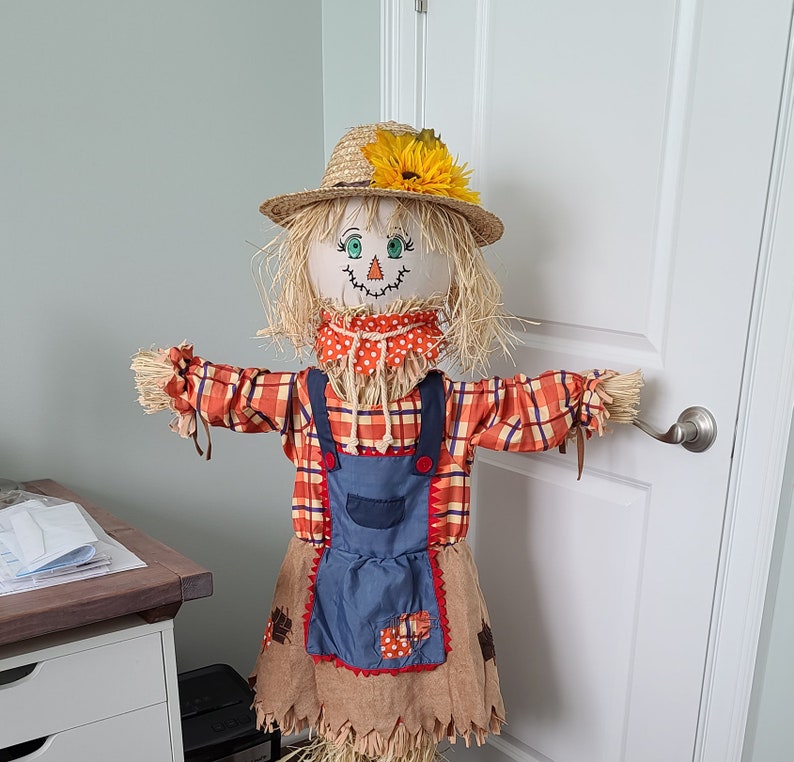 Scarecrow Face Machine Embroidery Design Files - Etsy
