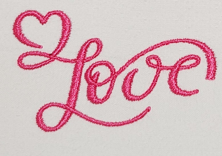 Love-1 Machine Embroidery Design Files - Etsy