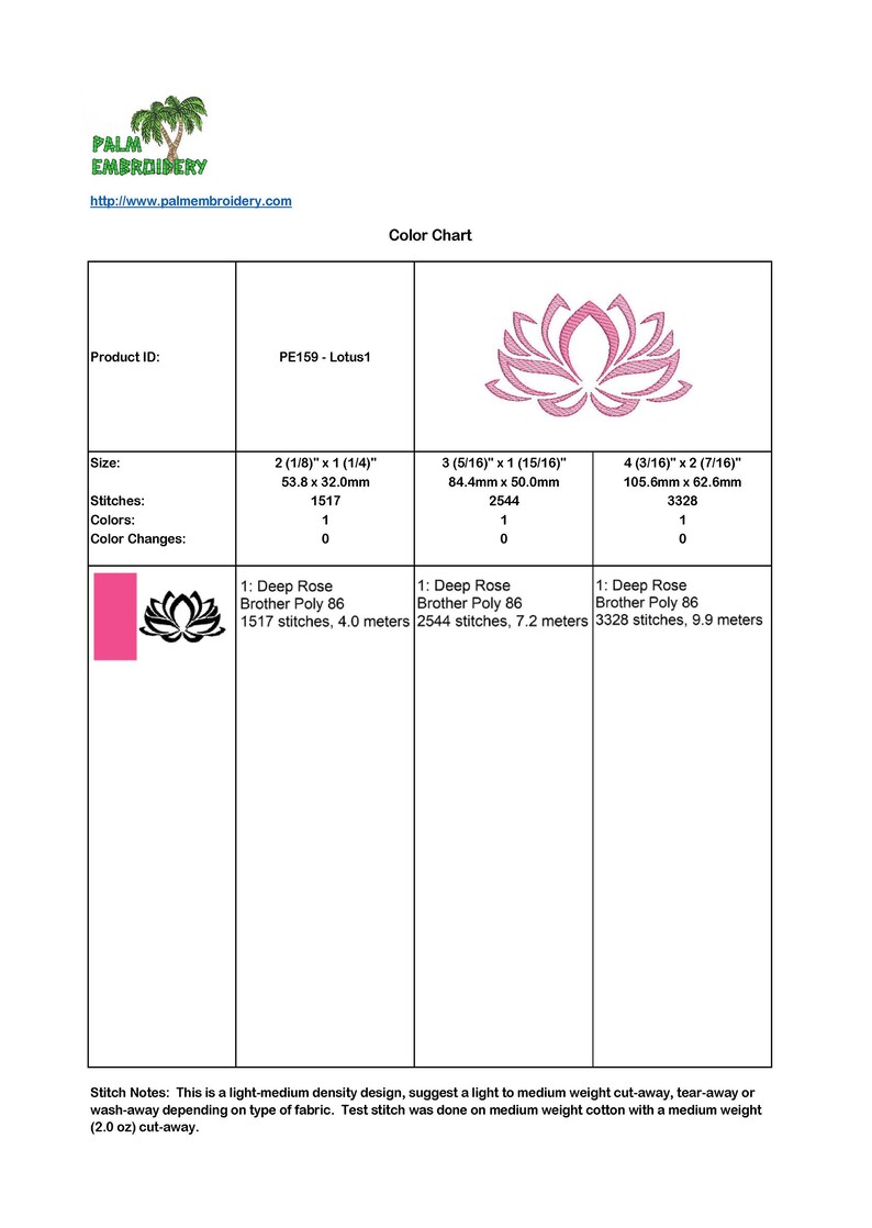 Lotus Flower-1 Embroidery Design Files - Etsy