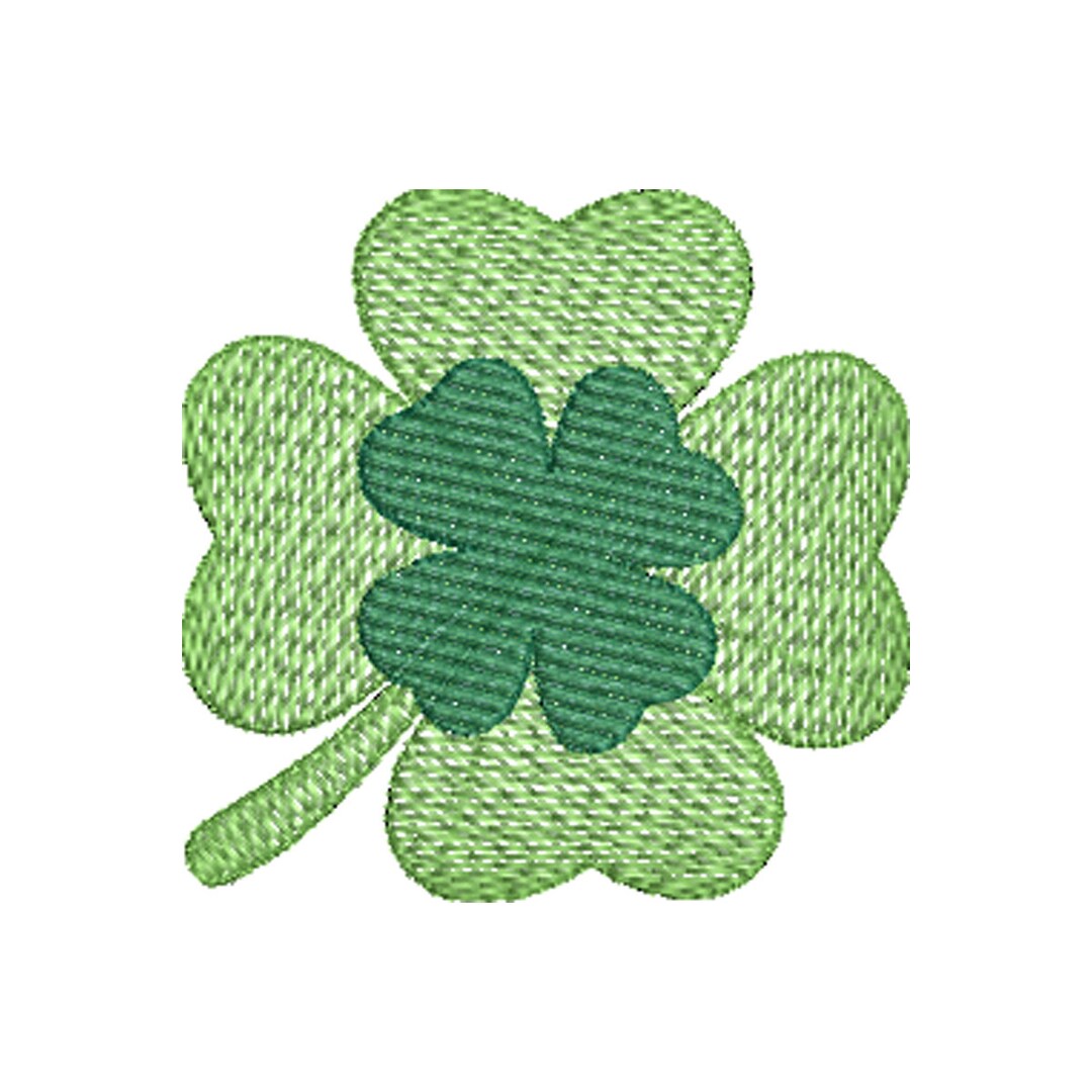 Shamrock Two-tone Machine Embroidery Design Files - Etsy