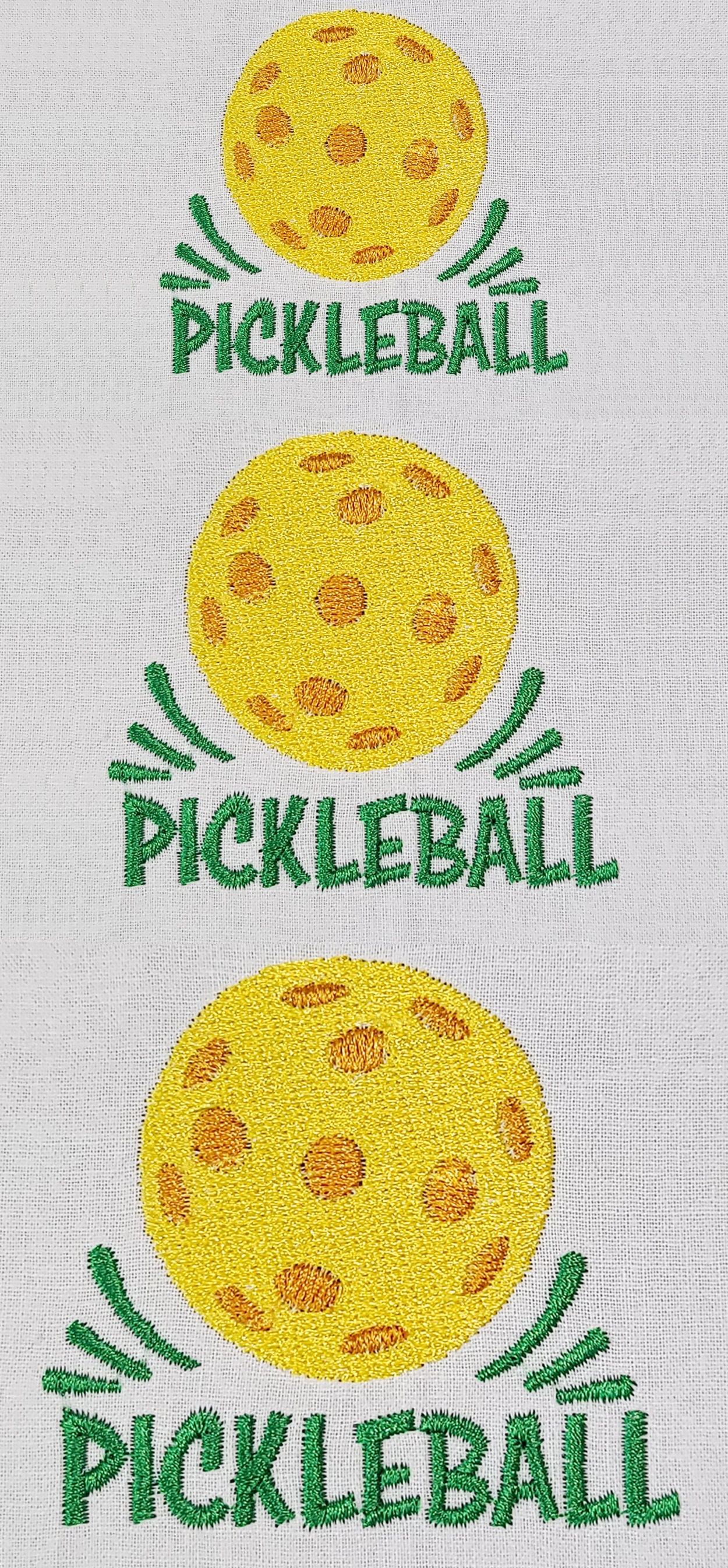 Pickleball Embroidery Design Files - Etsy