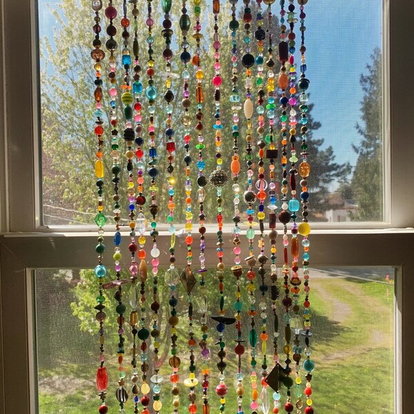 Beaded Curtain Window - Etsy