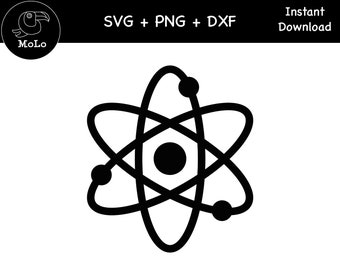 Atom Dxf File - Etsy