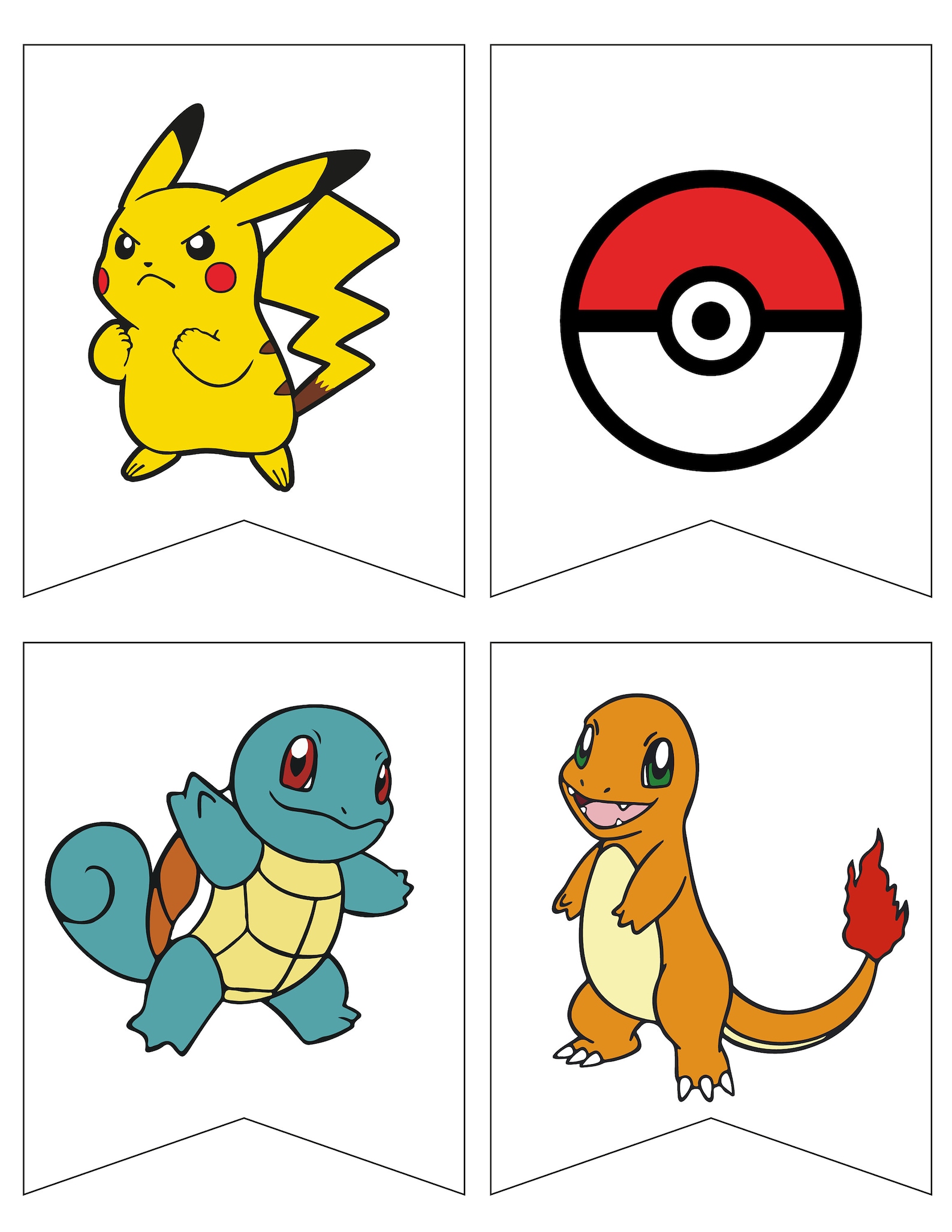 Pokemon feliz cumpleaños banner descarga instantánea Pikachu | Etsy