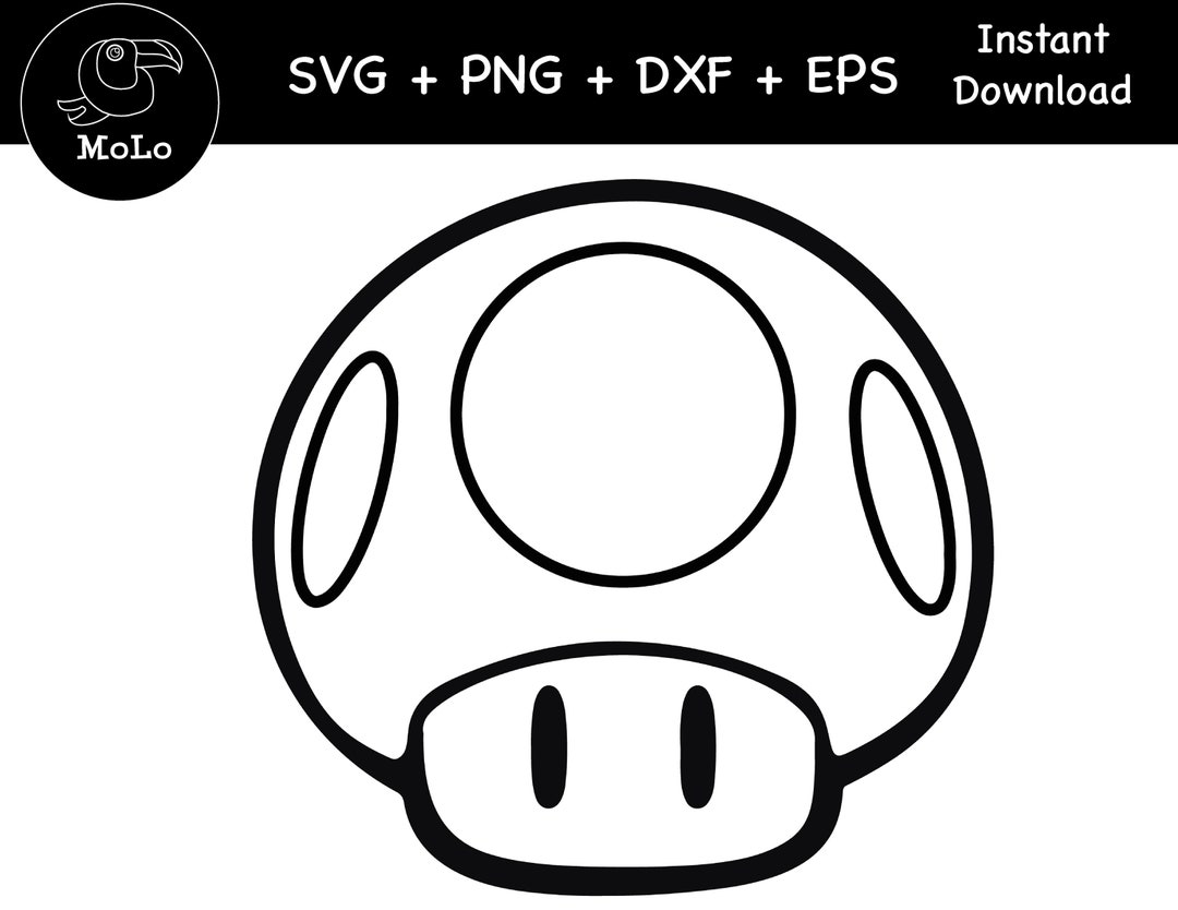 Hongo Kawaii, Hongo Svg, SVG, PNG, DXF, Cricut, Silueta - Etsy México