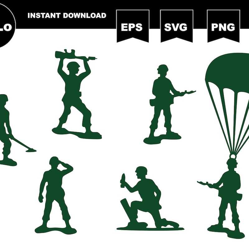 Toy Army Men Plastic - Etsy