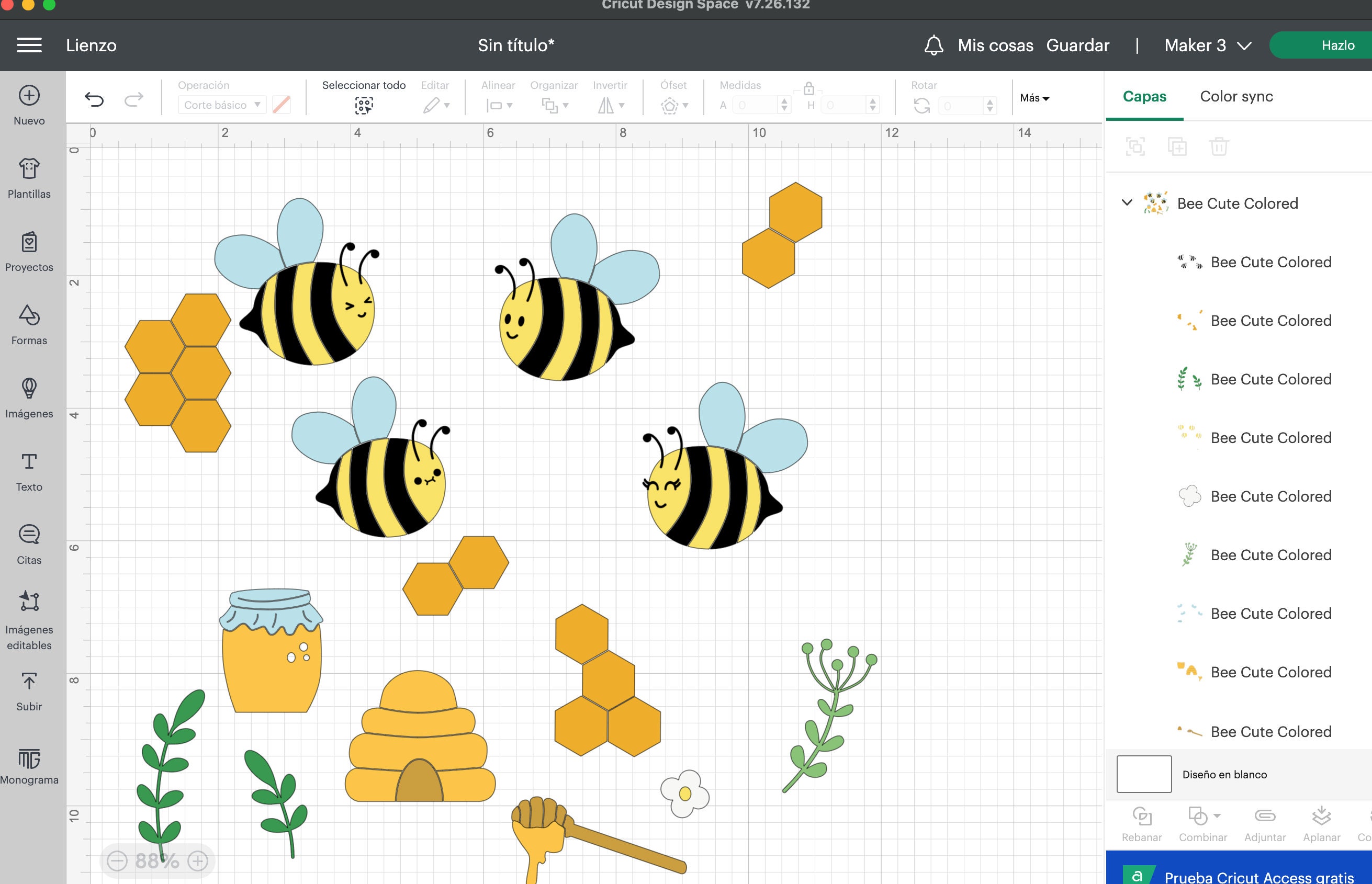 Funny Bee Svg Layered, Cute Bee Cricut, Bee Clipart, Honey Bundle ...