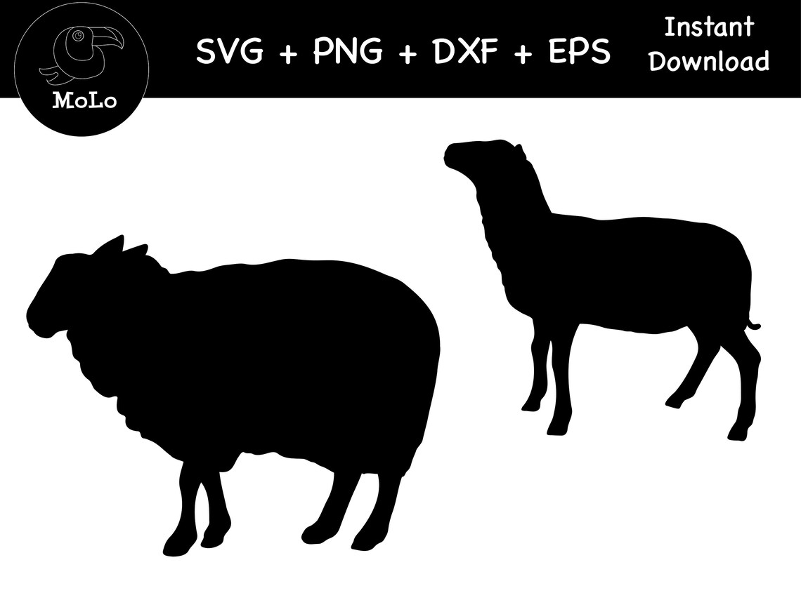Sheep Bundle Black Sheep Decal SVG PNG DXF Silhouette - Etsy