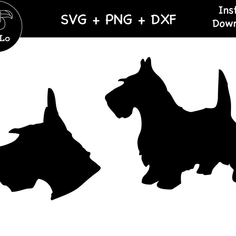 Scottie Dog Silhouette - Etsy
