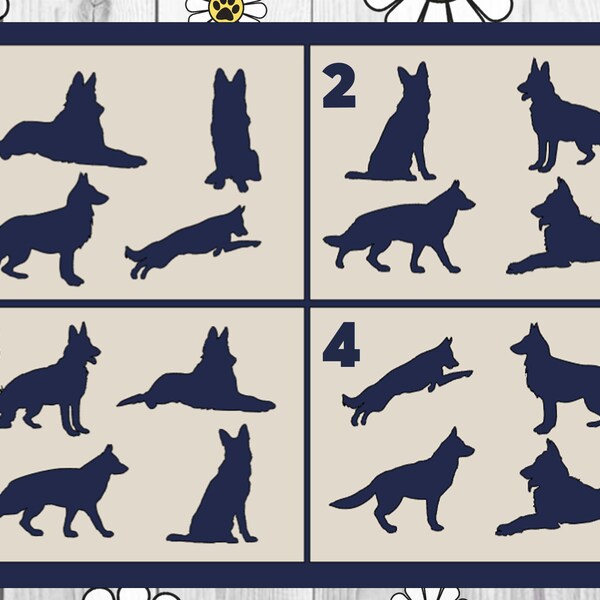 German Shepherd Stencils - Etsy