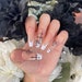 Y2k Grunge Cross Nails - Etsy