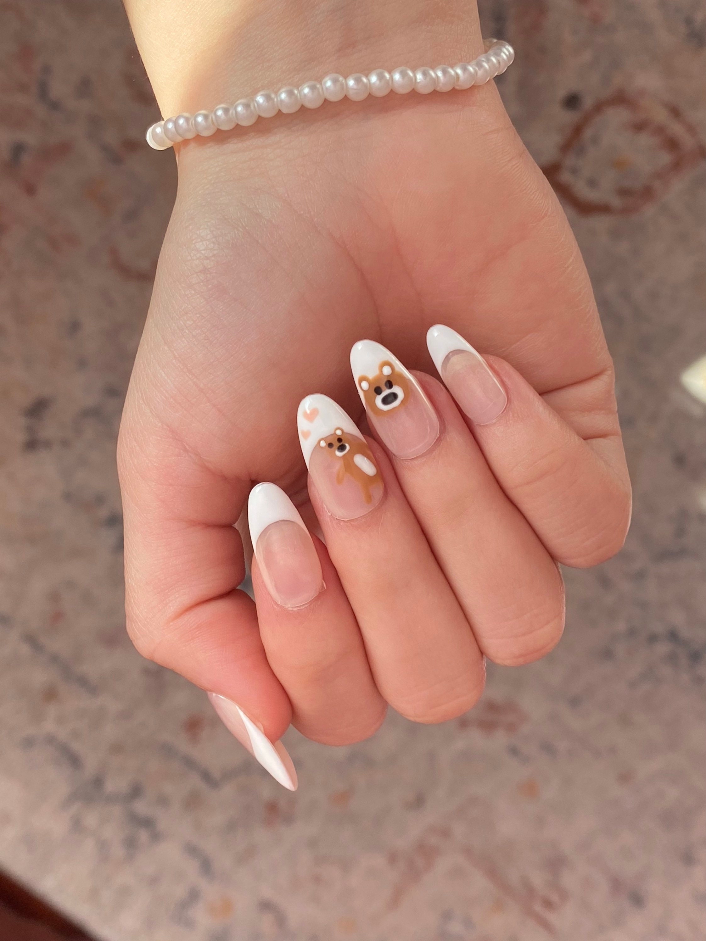 Teddy Bear Nail Art