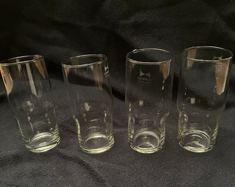4 SUPERFEST Glasses 0.25l GDR Patent Design Made in GDR 4 Pieces of ...