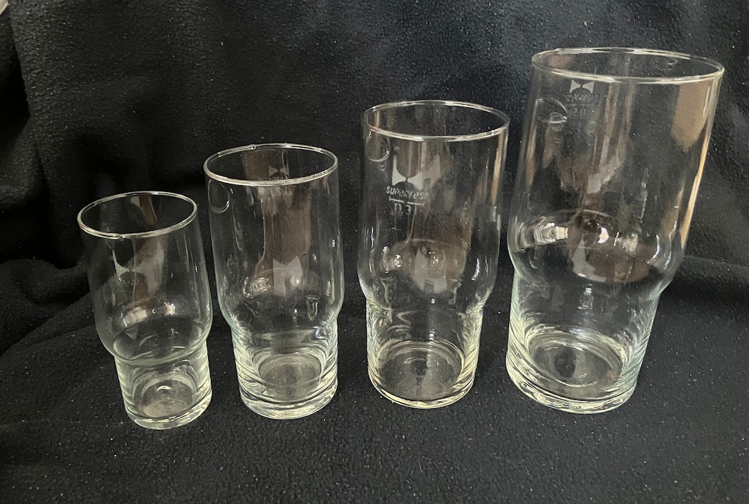 Superfest Glass GDR Set of 4 Sizes: 0,1, 0,2, 0,3 En 0,5 L - Etsy