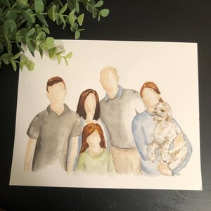 Faceless Family Portraits/ Digital Family Portraits/ Faceless ...
