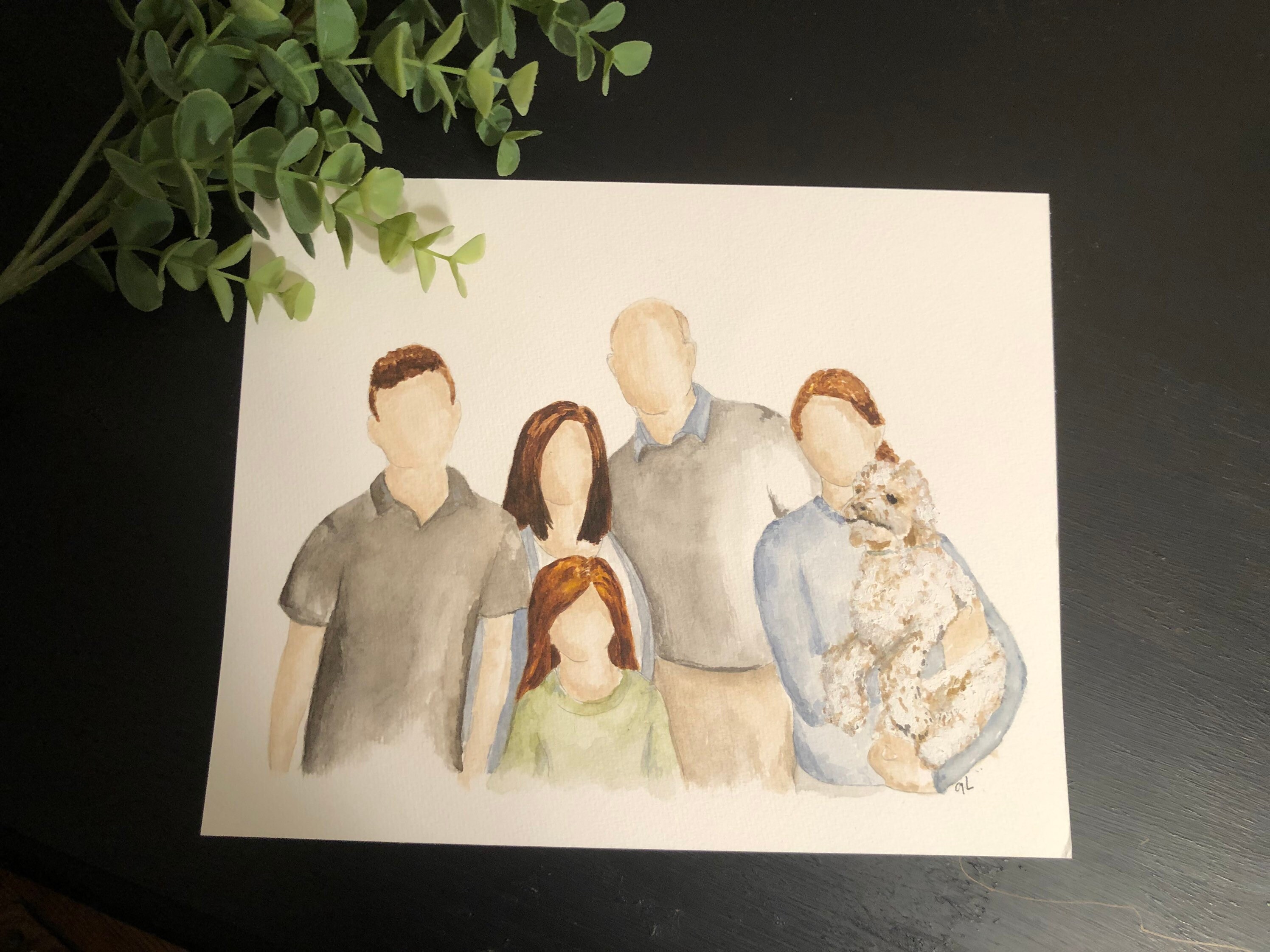 Faceless Family Portraits/ Digital Family Portraits/ Faceless ...