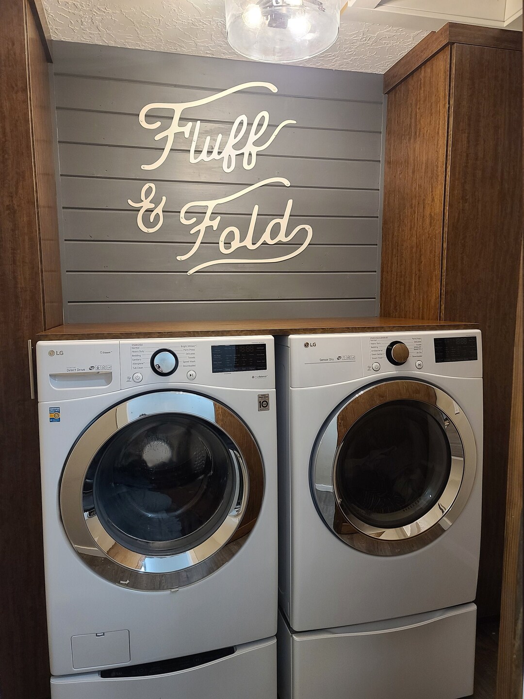 Fluff and Fold Metal Sign - Etsy