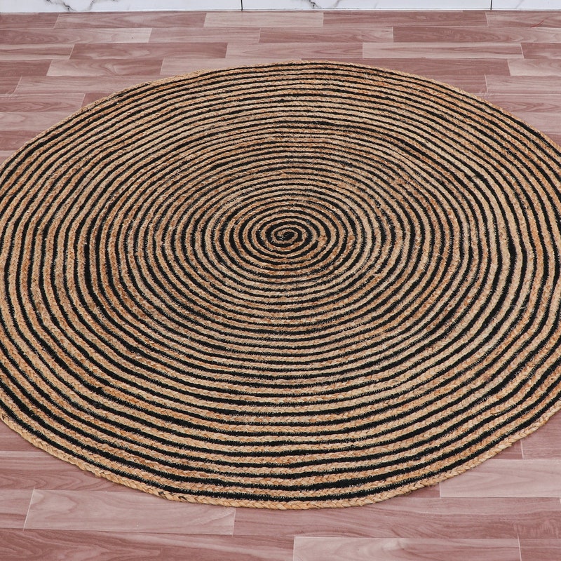 Round Jute Rug - Etsy