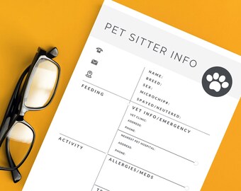 Dog Boarding Spreadsheet - Etsy