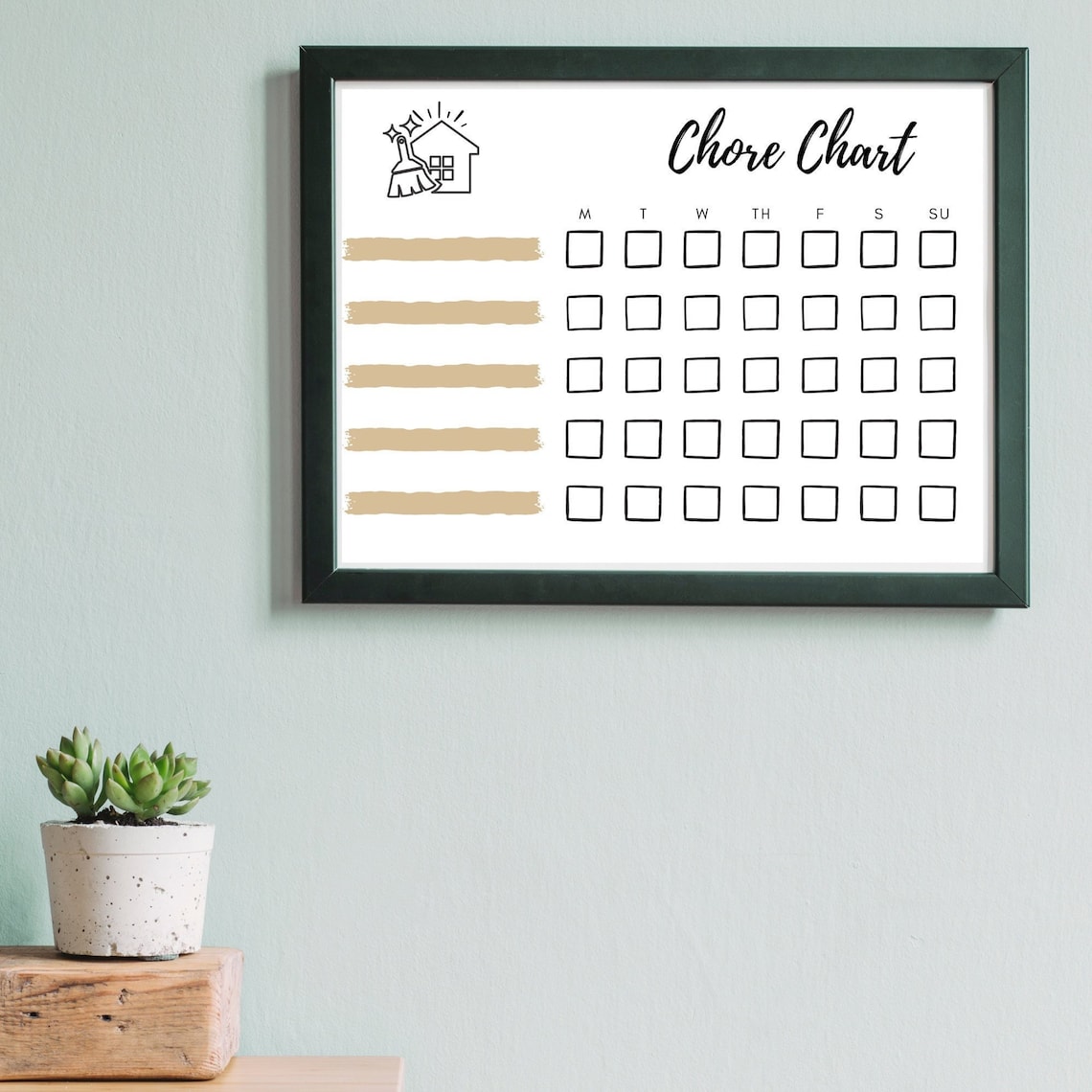 Chore Chart | Instant Download | Printable | Housework | Task Sheet ...