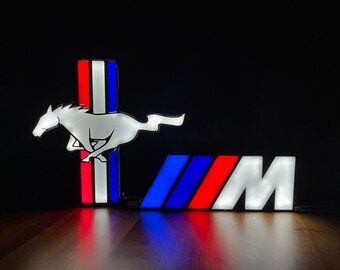 Led Bmw Car Sign - Etsy