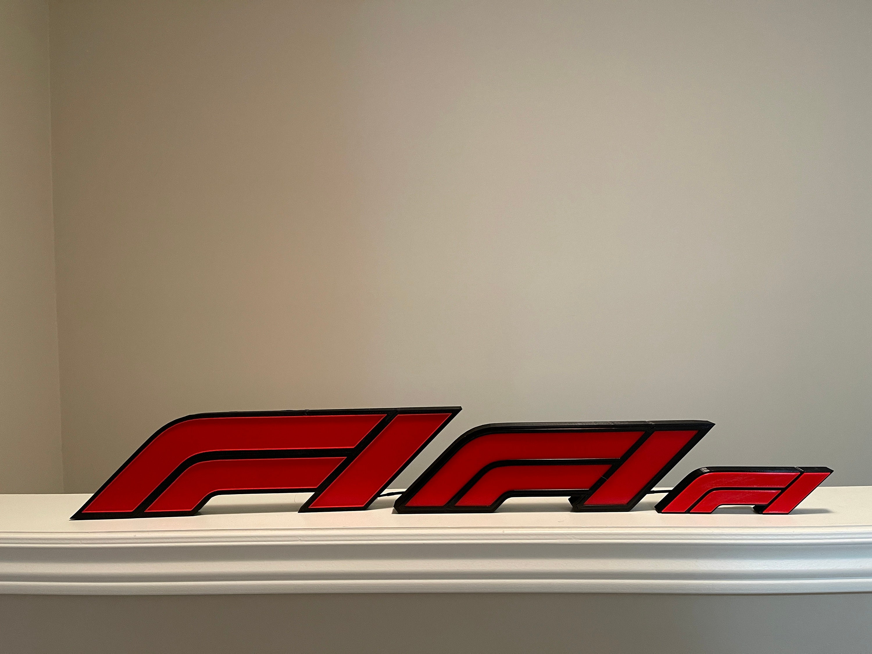 Formula 1 LED Sign | Display Shelf - Etsy
