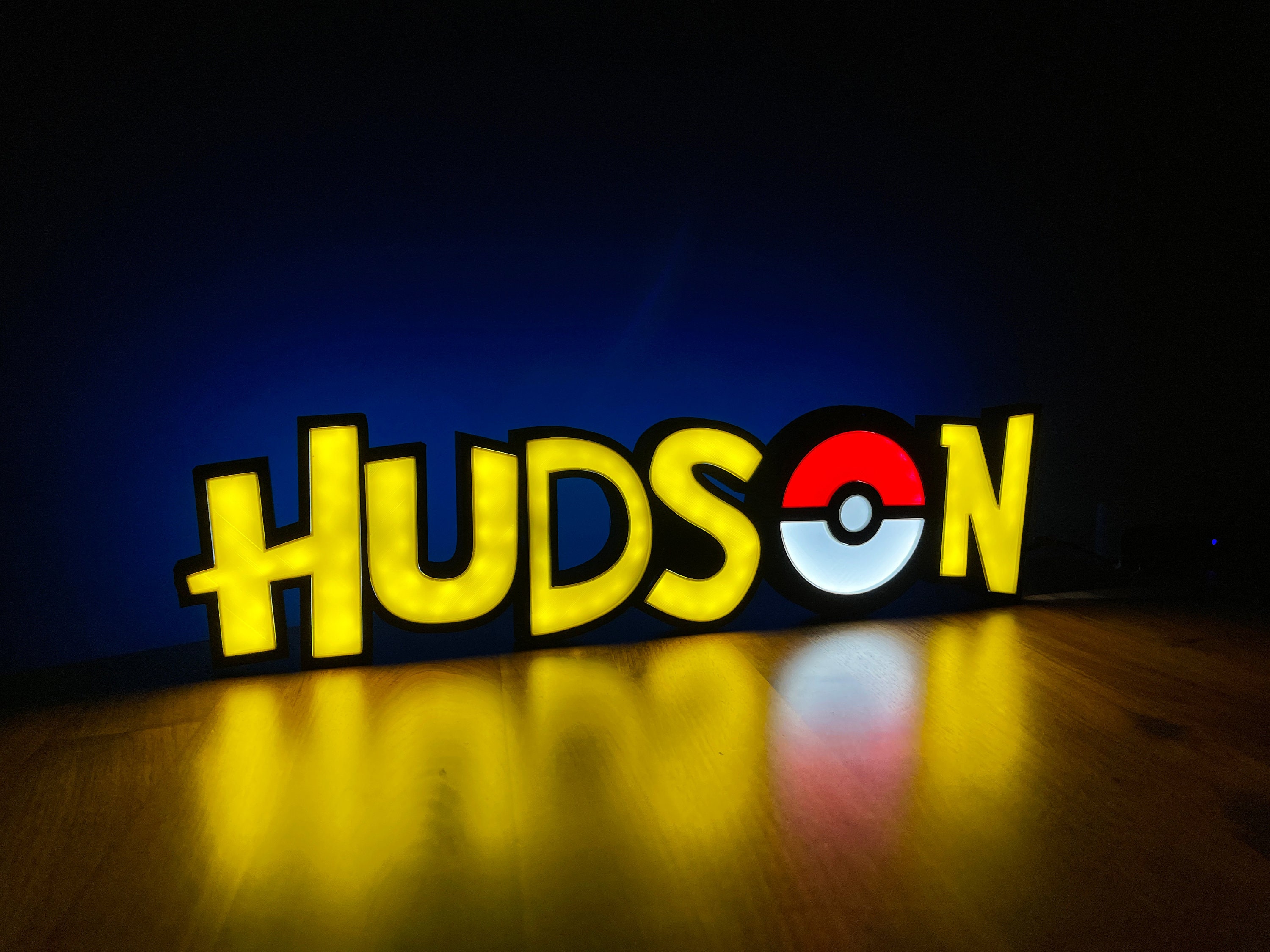 LED Pokemon Signs | Customized | 3D Names - Etsy